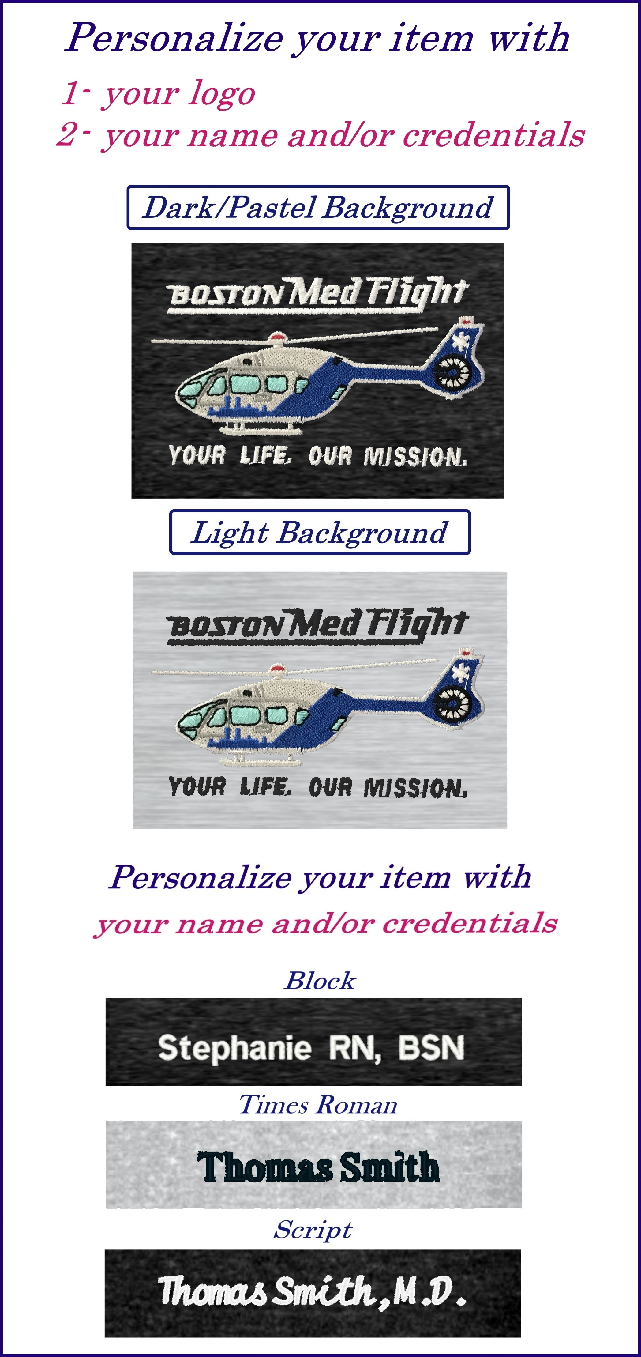 Boston MedFlight Apparel