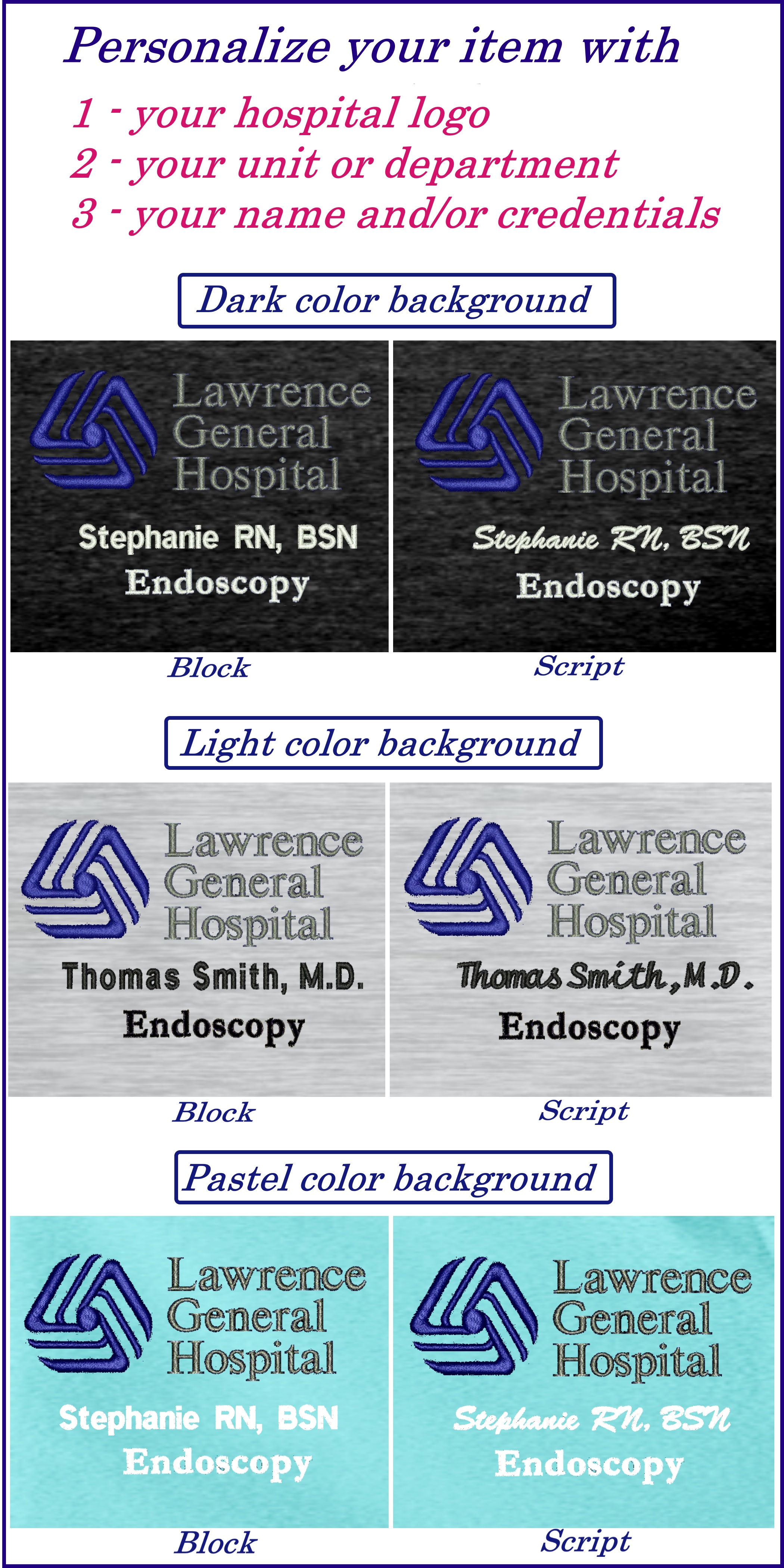 Allen's Hospital Uniforms Lawrence General Hospital Apparel