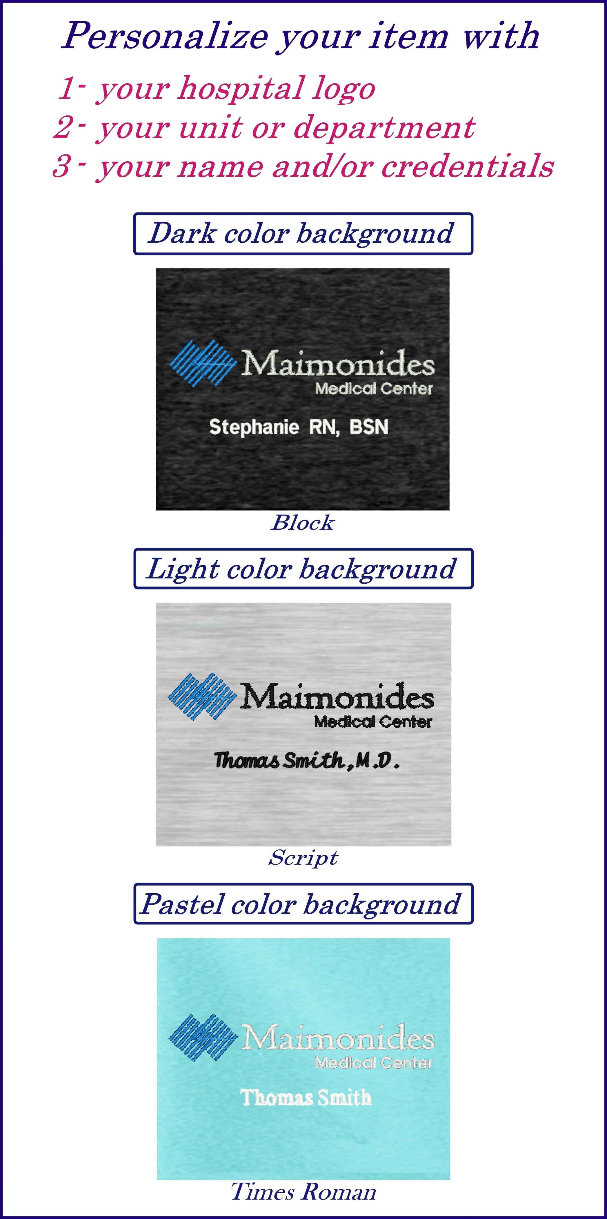Maimonides Medical Center Apparel