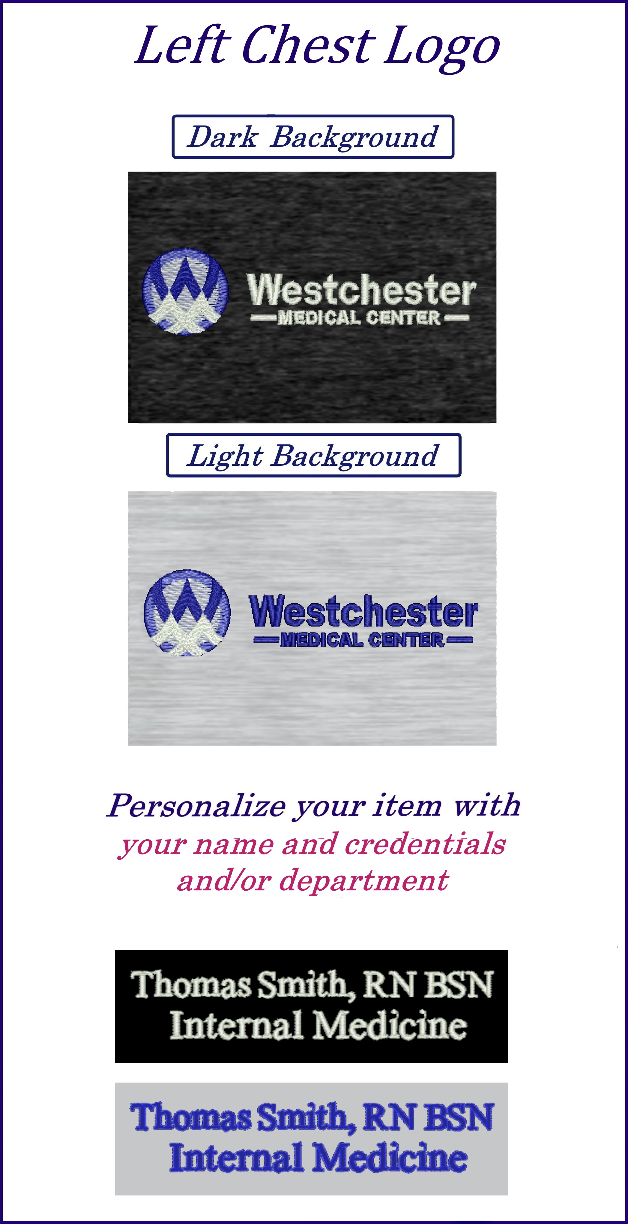 Allen's Hospital Uniforms Westchester Medical Center Group Order Apparel