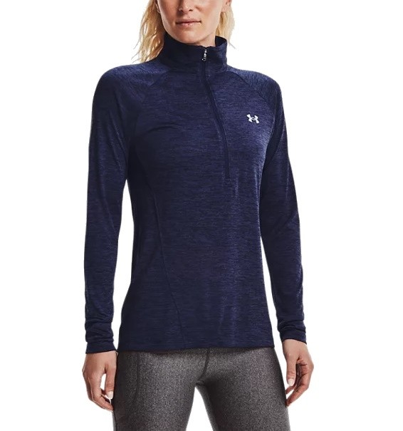 Under Armour Women's UA Tech Twist 1/2 Zip Long Sleeve Shirt #1320128