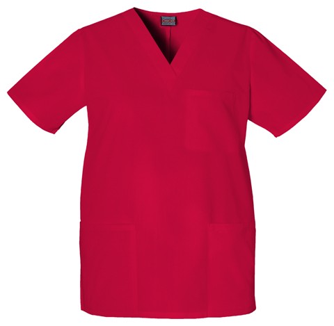 Cherokee Unisex 3 Pocket V-Neck Scrub Top # 4876