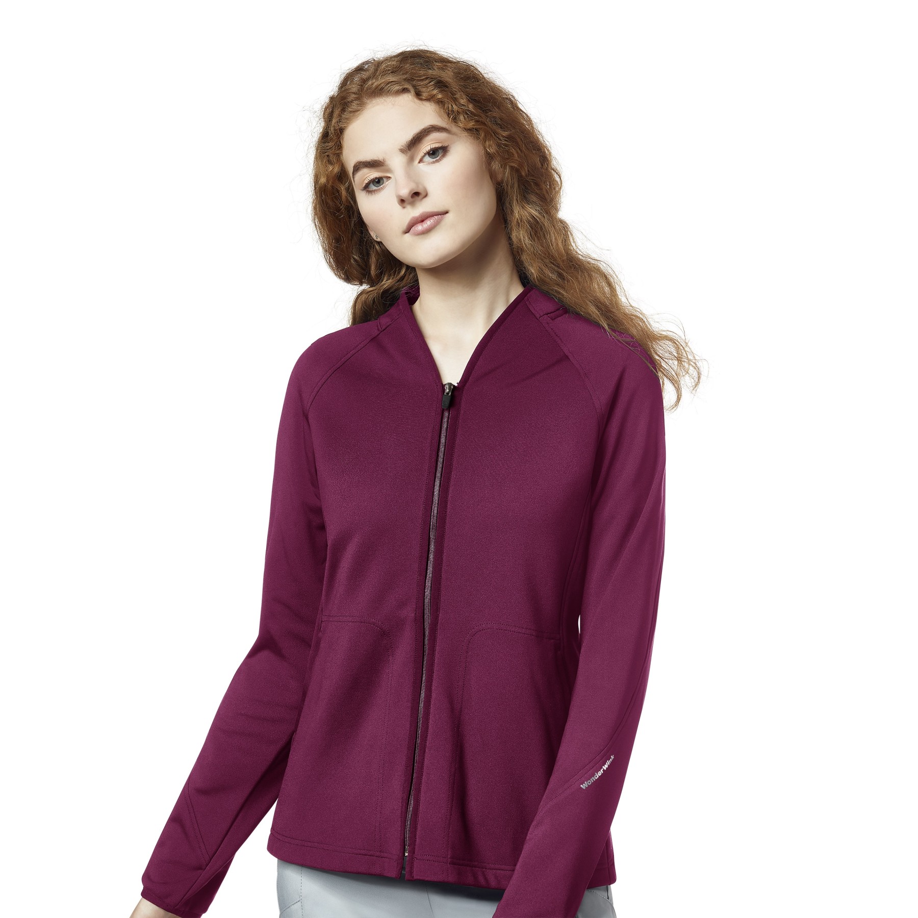 WonderWink Layers Women's Fleece Full Zip Jacket #8209