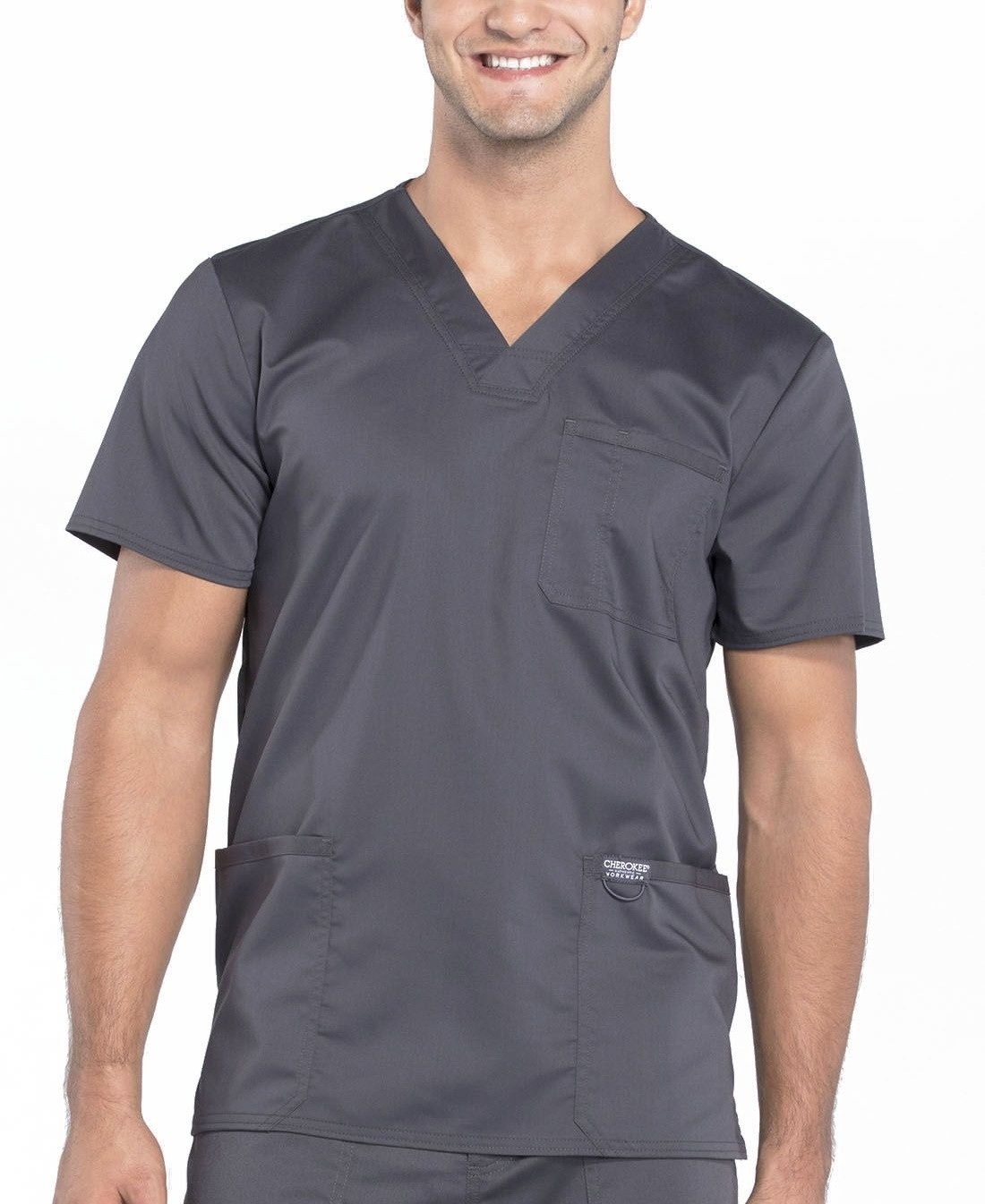 Cherokee Revolution Men's V-Neck Scrub Top #WW670