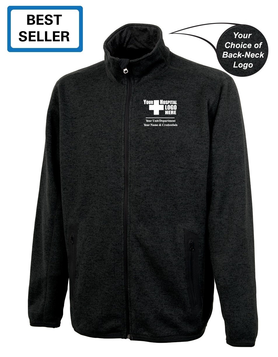 Charles River Men's Heathered Fleece Jacket #9493 - Martha's Vineyard ...