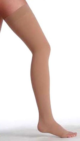 Juzo 3512 Dynamic (Varin) Soft Open and Closed Toe Thigh Highs w ...