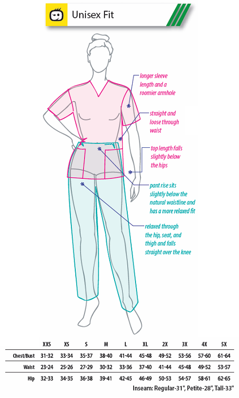 WonderWink W123 Unisex 4-Pocket Utility Scrub Top #6855