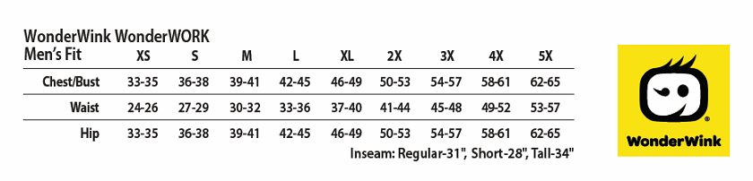 WonderWink WonderWork Men's Multi-Pocket V-Neck Scrub Top #103