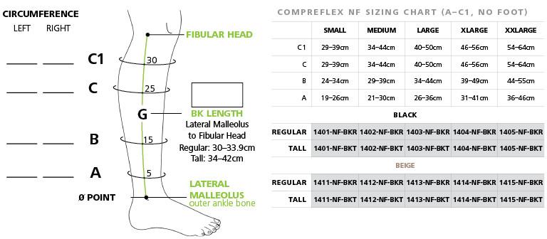 Sigvaris CompreFLEX LITE Below Knee Compression Stocking
