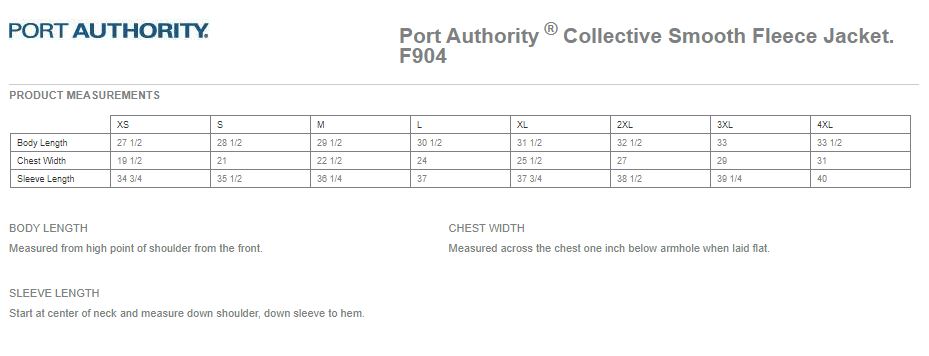 Port Authority Men's Collective Smooth Fleece Jacket #F904